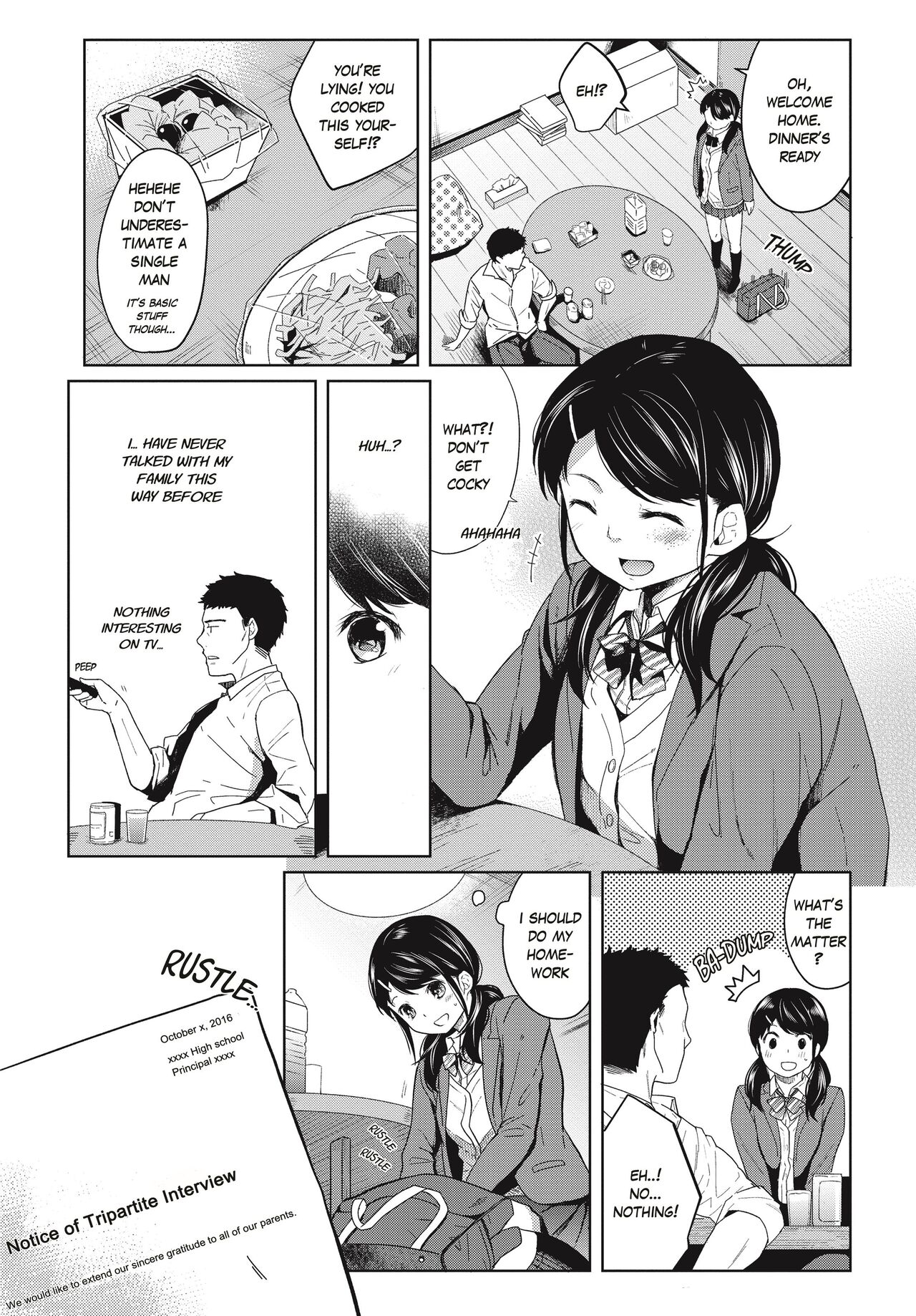 1 Room Apartment Highschool Girl Suddenly Living Together Close